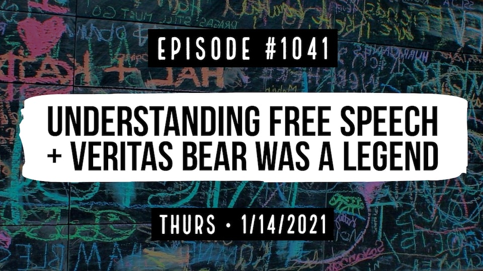 #1041: Understanding Fee Speech, & Veritas Bear Was A Legend – Ladle.TV