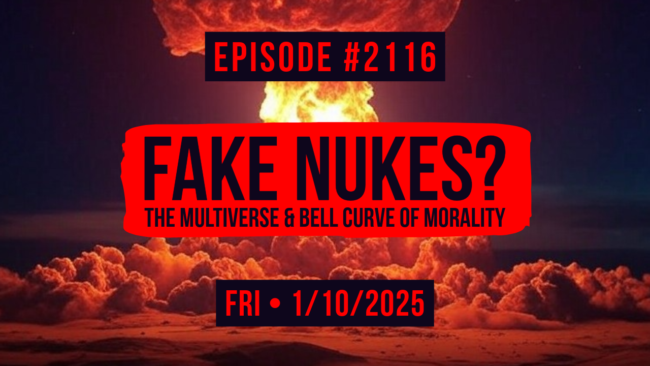 #2116: Fake Nukes? The Multiverse & Bell Curve Of Morality – Ladle.TV