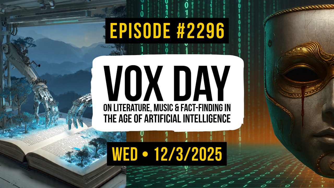 #2296 Vox Day on Literature, Music & Fact-Finding In the Age of ...